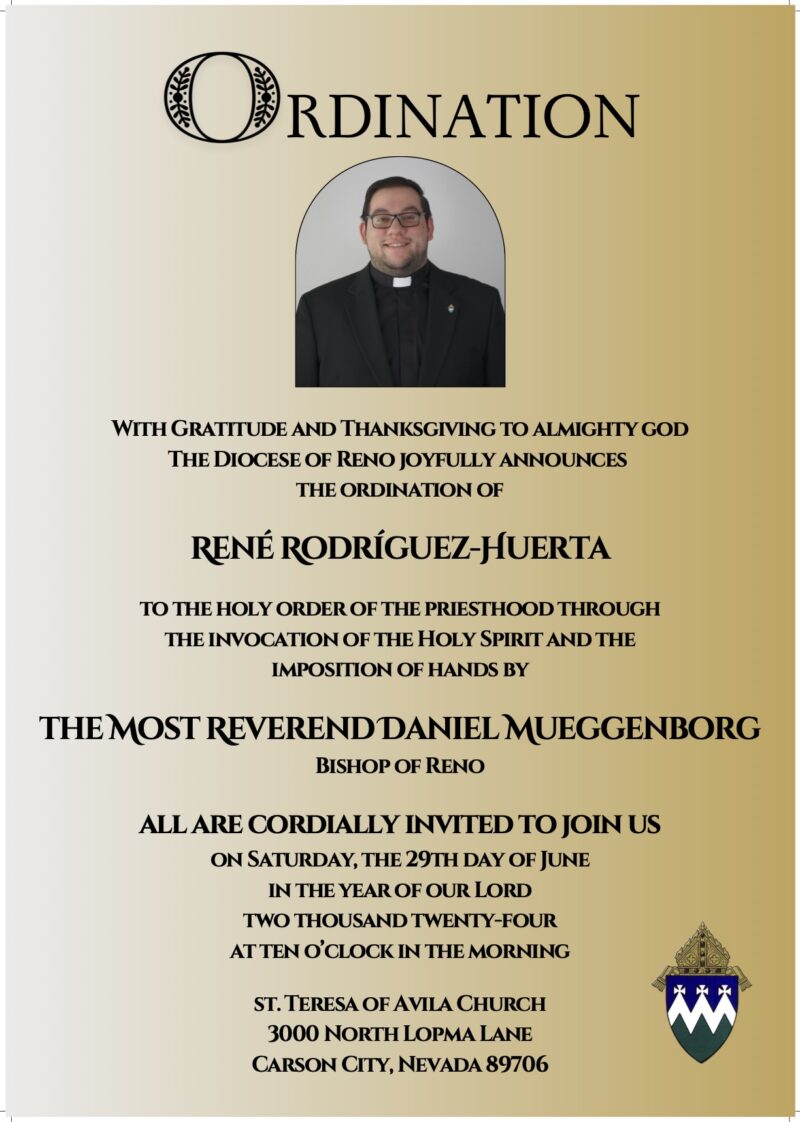 Mass of Ordination to the Priesthood: Deacon René Rodríguez-Huerta June ...
